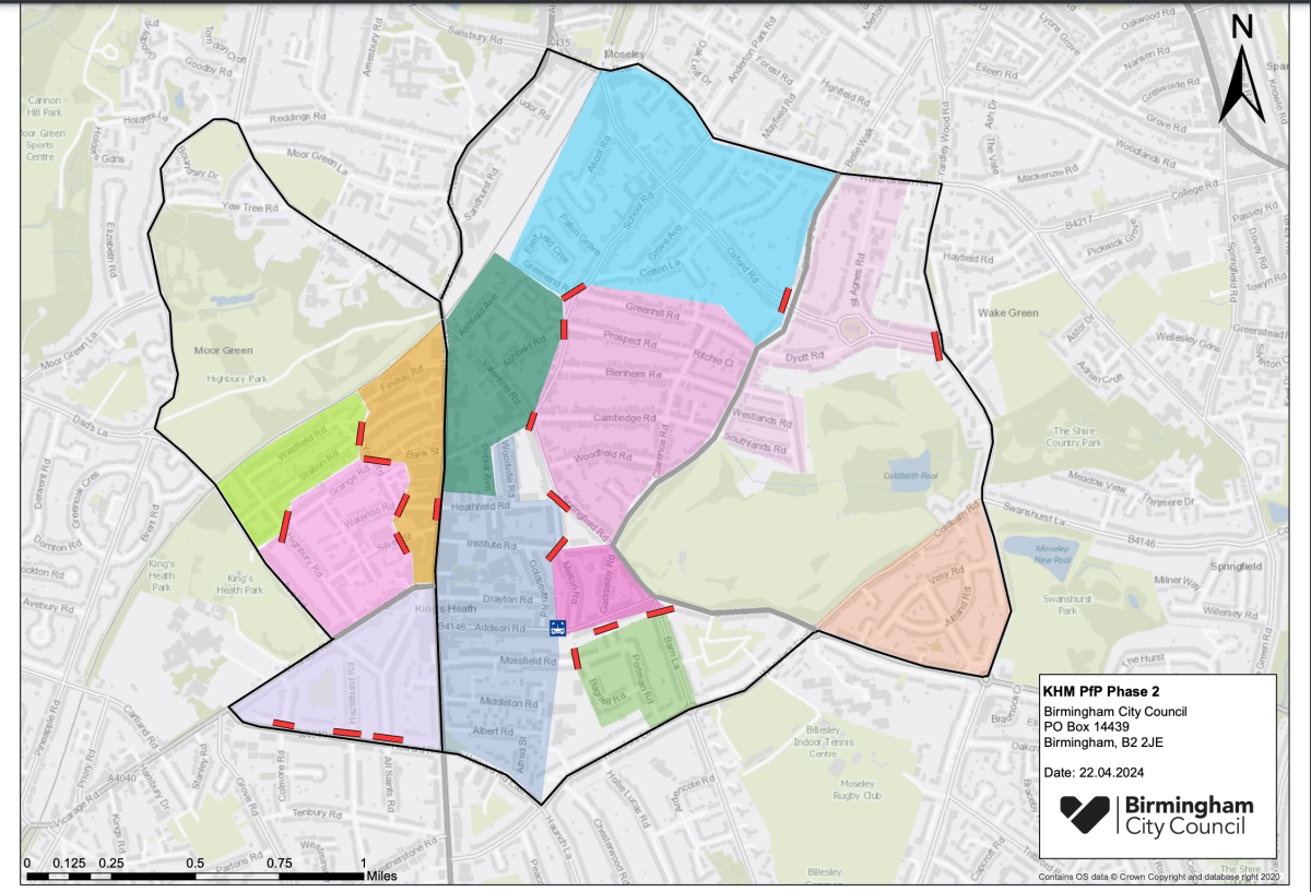 Second phase of the Kings Heath & Moseley LTN published for ...